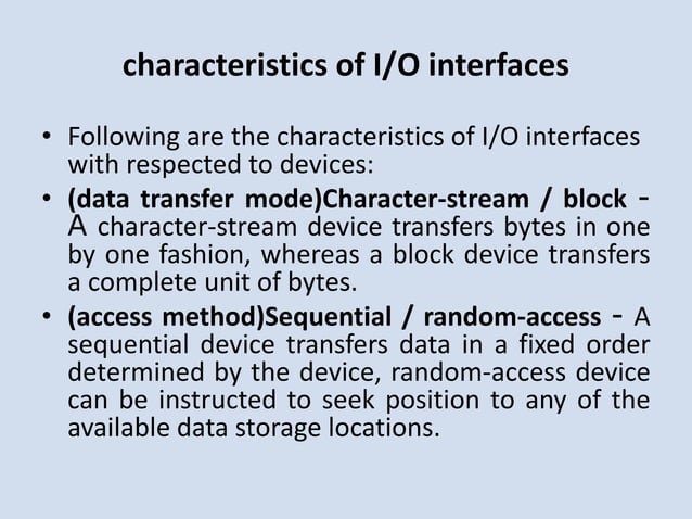 i/o interface | PPTX