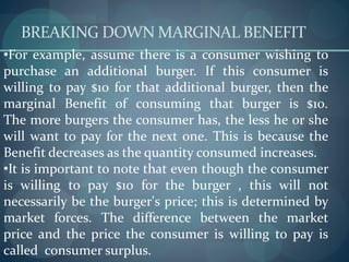 law of marginal benefit | PPTX
