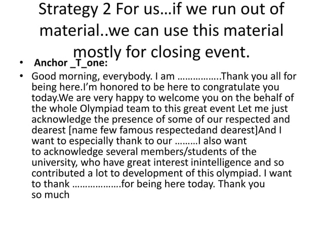 hosting script | PPTX | Prom | Personal Celebrations & Life Events