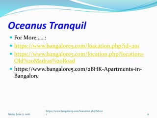 Oceanus Tranquil | PPTX