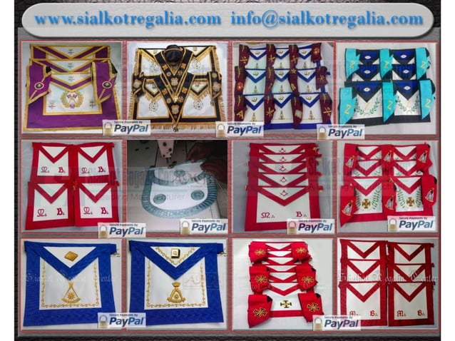 Masonic French rite 4eme apron | PPTX