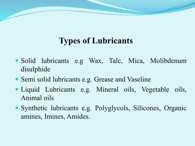 Lubrication ppt. | PPTX