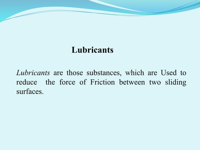 Lubrication ppt. | PPTX