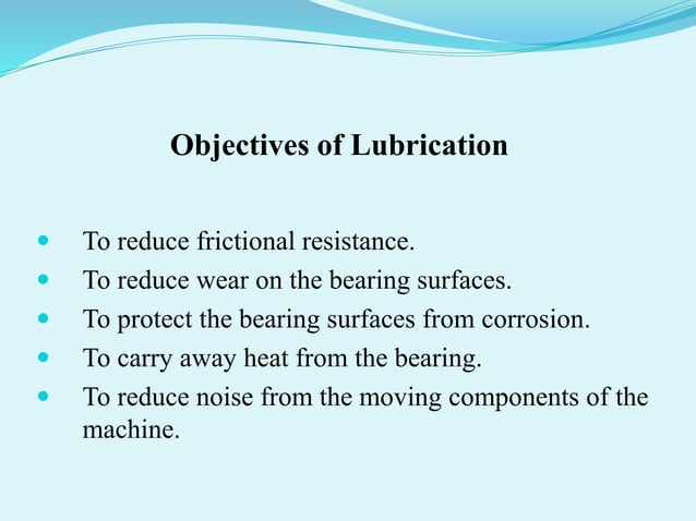 Lubrication ppt. | PPTX