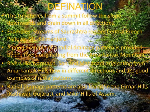 radial drainage | PPTX