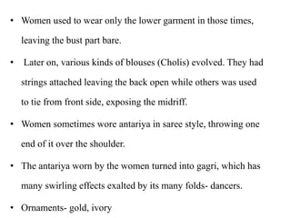 Indian fashion from ancient to modern | PPTX