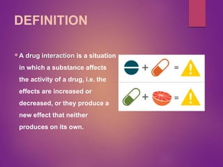 DRUG INTERACTION | PPTX