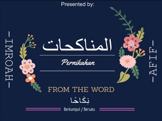 PAI XII Bab Munakahat | PPTX