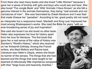 the story of my life by helen keller | PPTX