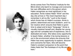 the story of my life by helen keller | PPTX