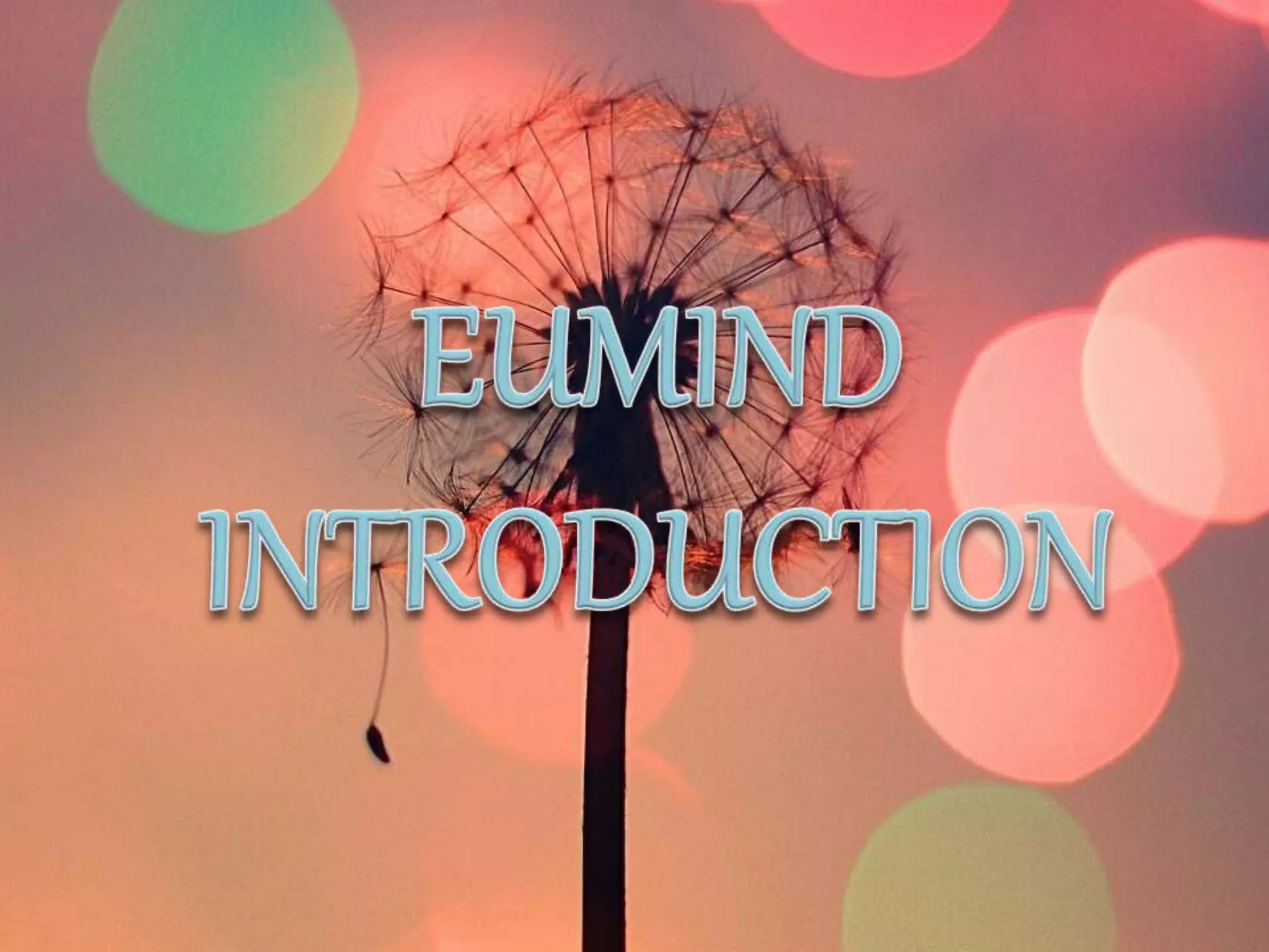 EUMIND iNTRODUCTION | PPTX