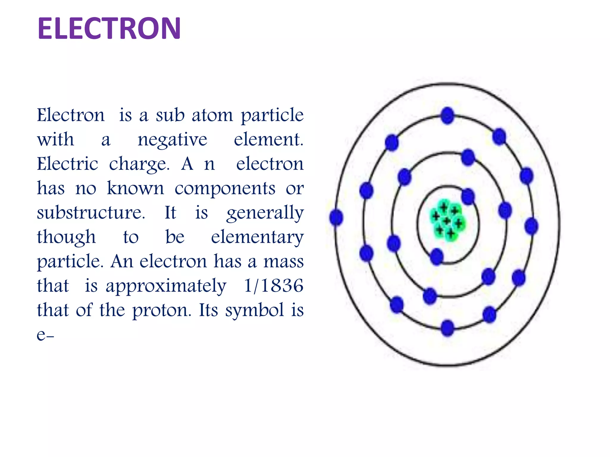 Electron,nutron,proton | PPTX