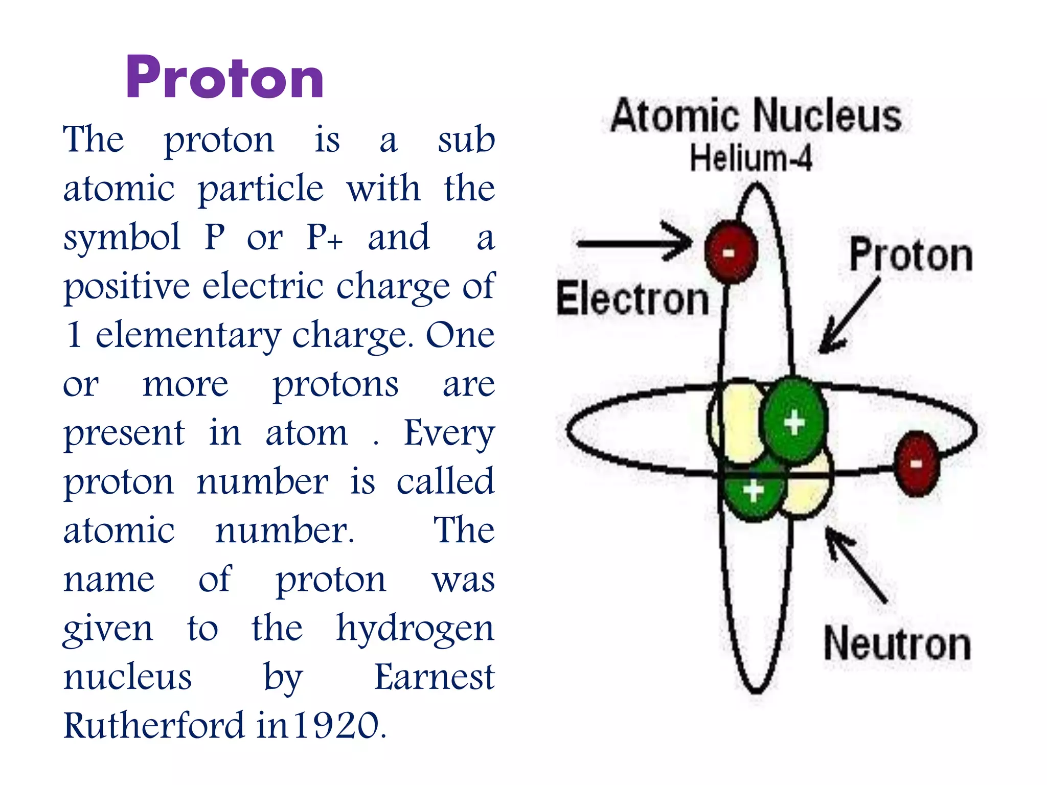 Electron,nutron,proton | PPTX
