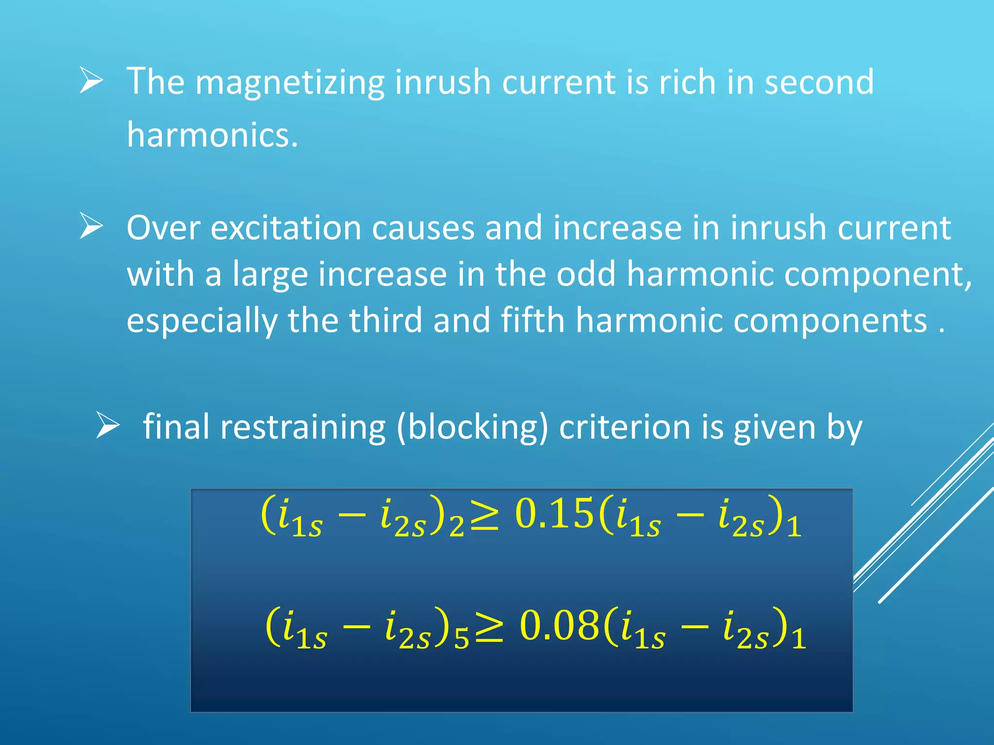 MICROCONTROLLER BASED HARMONIC RESTRAINT DIFFERENTIAL PROTECTION OF ...