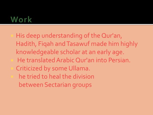 Revival of Islam | PPT