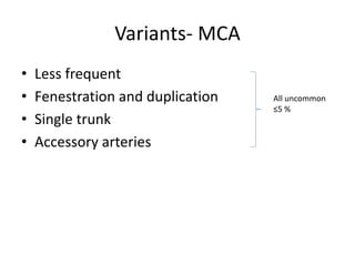 ARTERIAL AND VENOUS SUPPLY OF BRAIN | PPTX