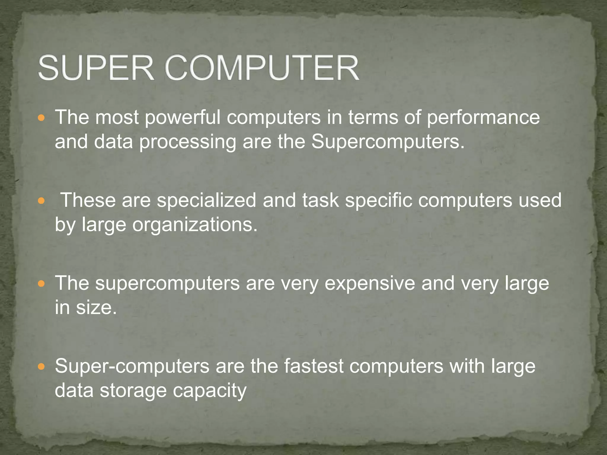 types of computer | PPT