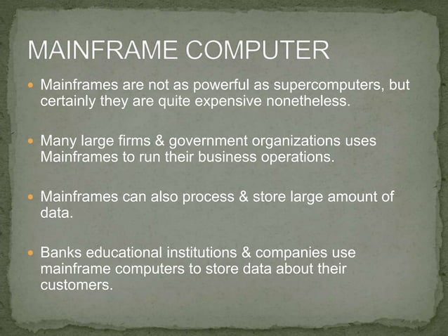 types of computer | PPT