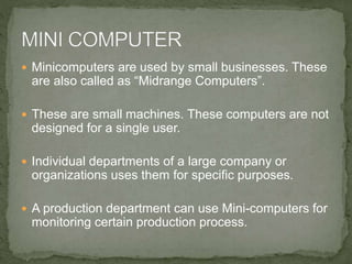 types of computer | PPT