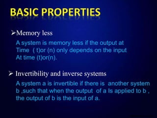 signals and systems | PPTX