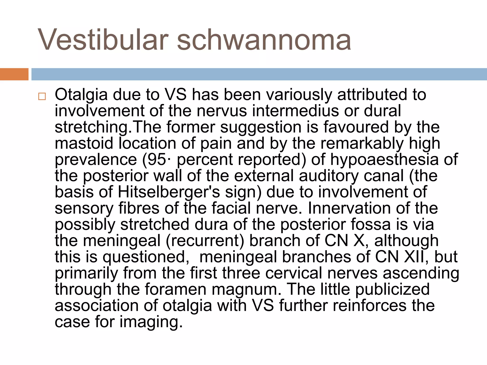 otalgia causes and management | PPTX