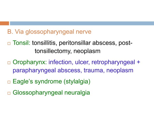 otalgia causes and management | PPTX | Ear, Nose and Throat Conditions ...
