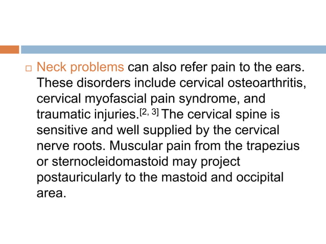 otalgia causes and management | PPTX | Ear, Nose and Throat Conditions ...