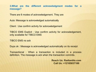 Tibco online training | PPT