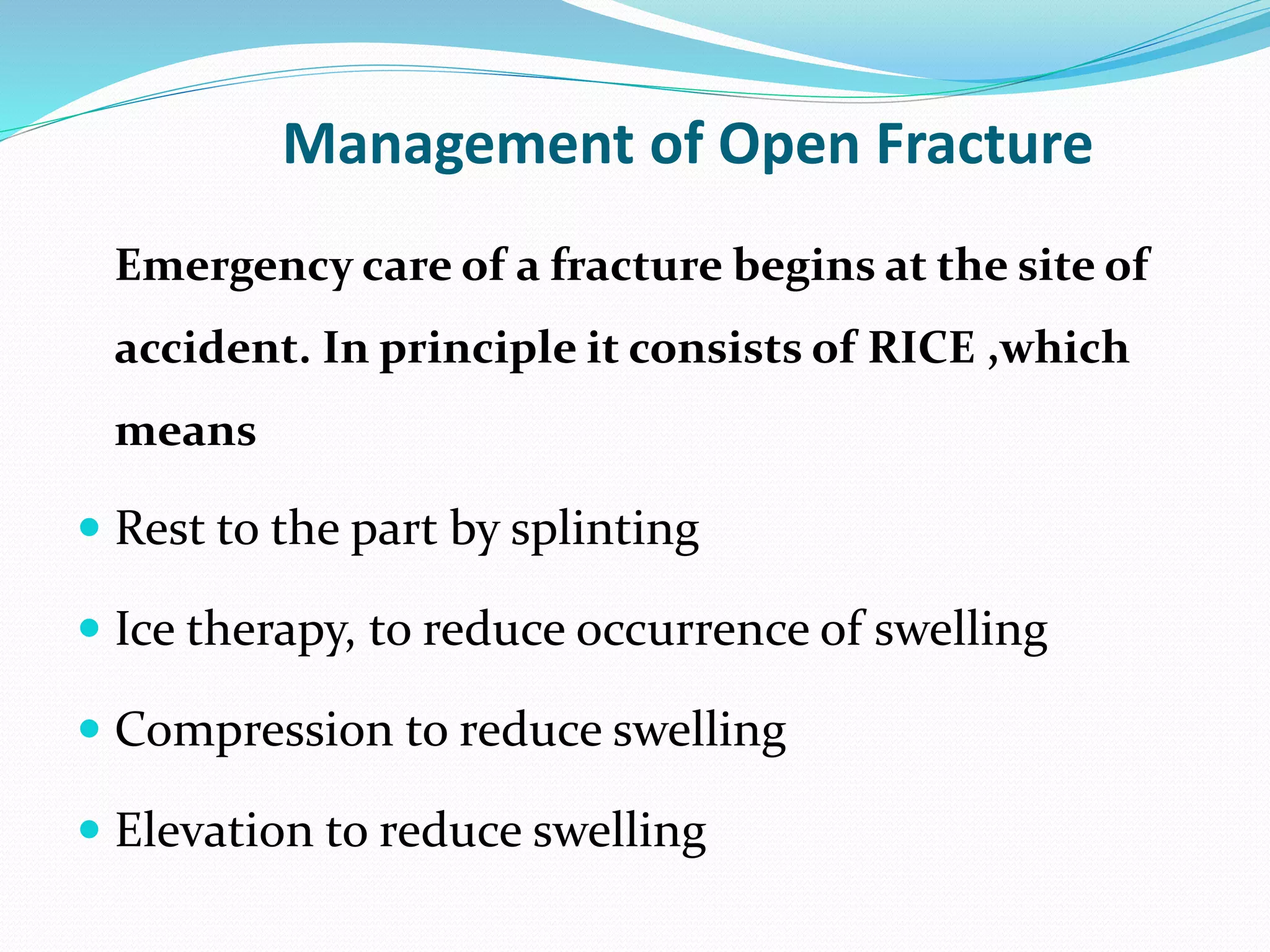 Principle of fracture management | PPTX