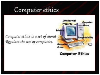 computer ethics | PPTX
