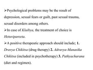 CONCEPTUAL UNDERSTANDING OF MANASIKA KLAIBYA W.S.R. TO ERECTILE ...