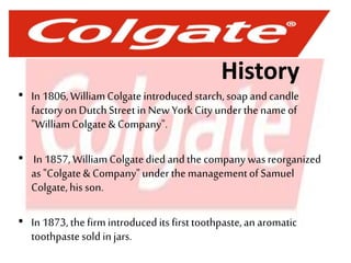 colgate palmolive case study | PPTX | Oral care | Personal Care