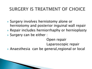 Open hernial repair | PPTX