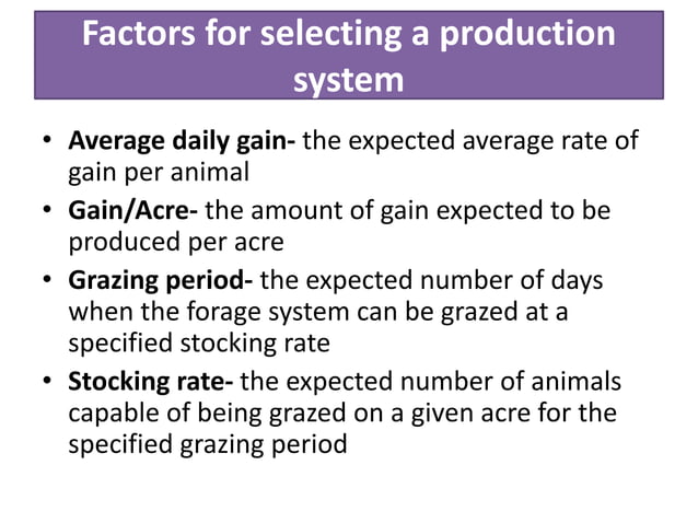 Beef production system | PPTX