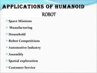 ANDRO HUMANOID ROBOTS | PPTX