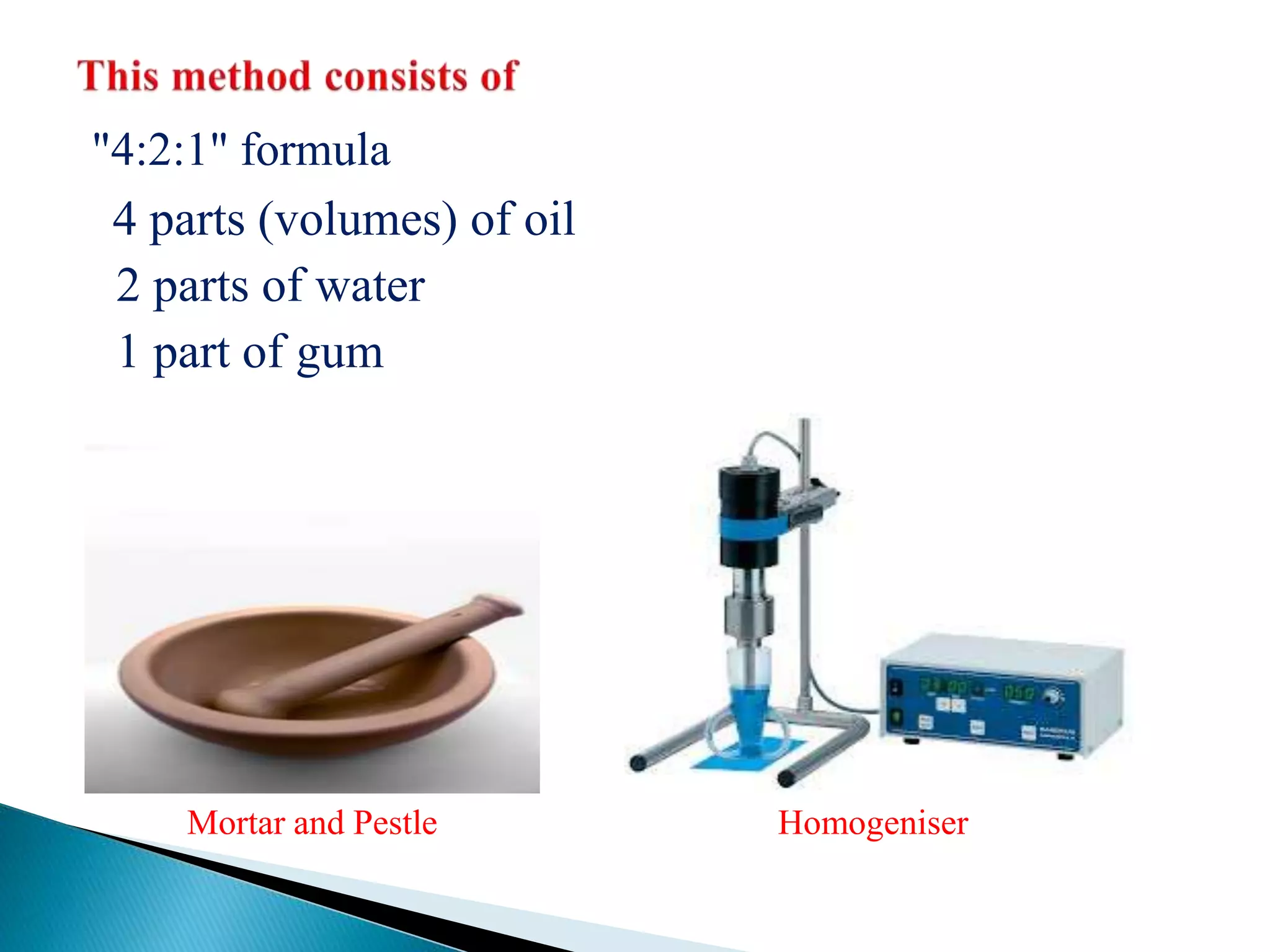 Formulation of Emulsion | PPTX