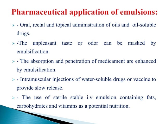 Formulation of Emulsion | PPTX