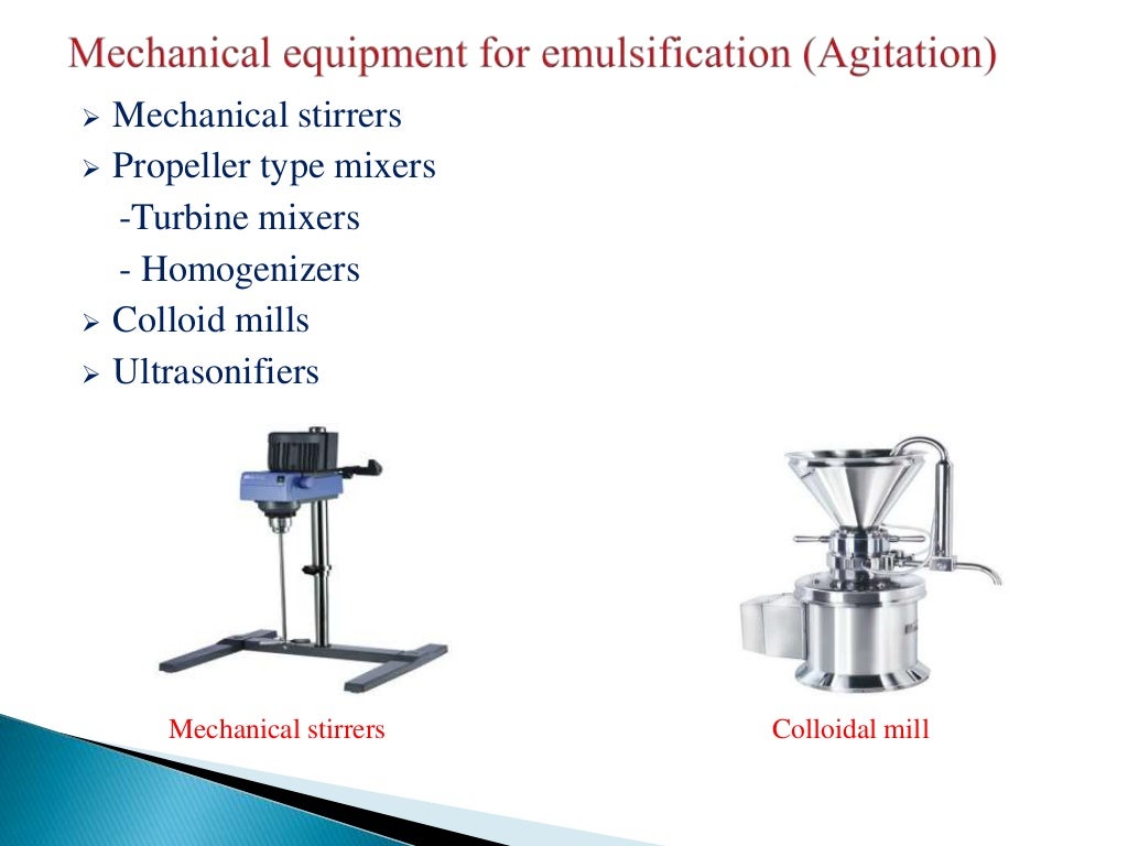 Formulation of Emulsion