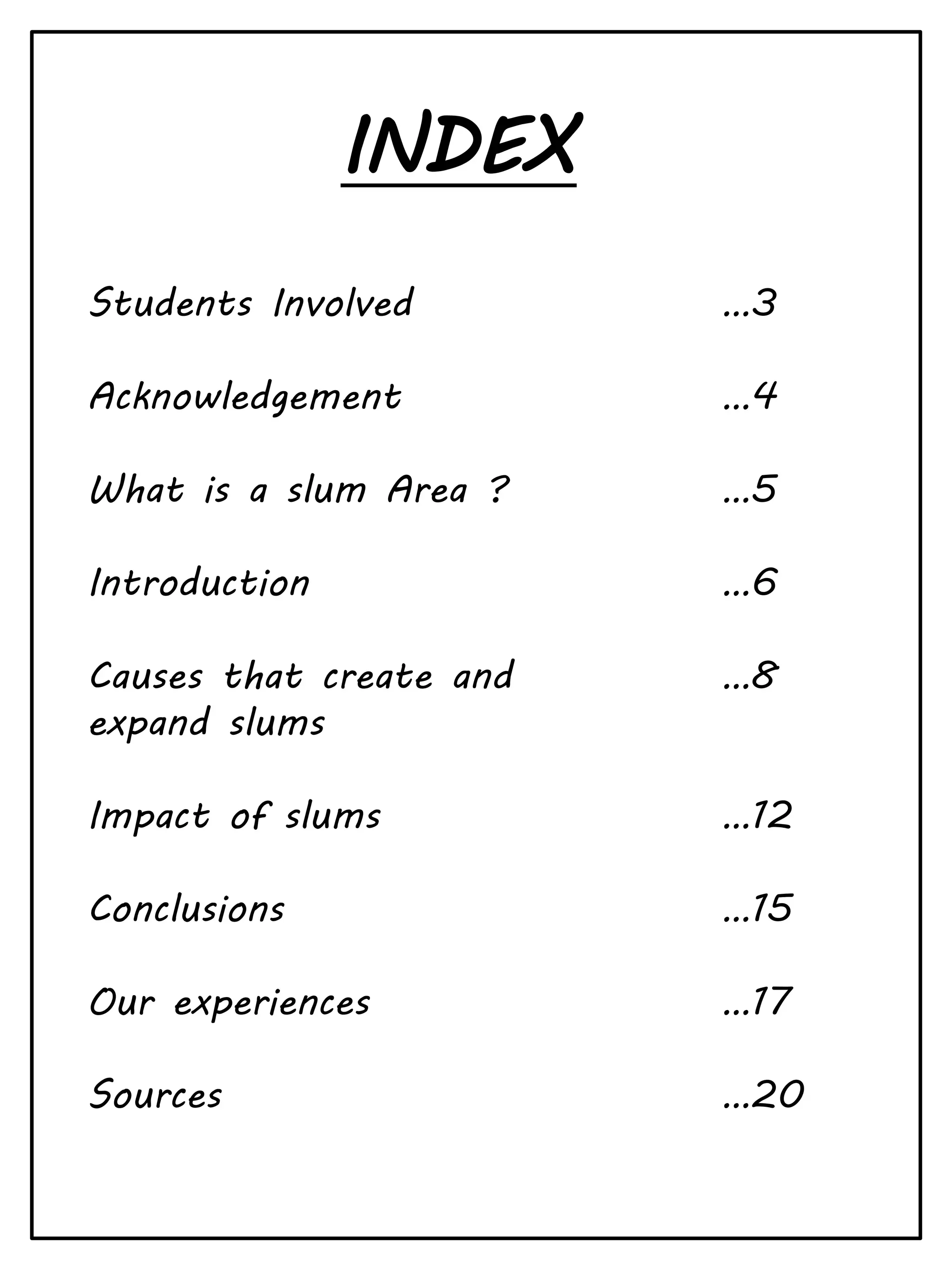 Slums Of India | PPTX