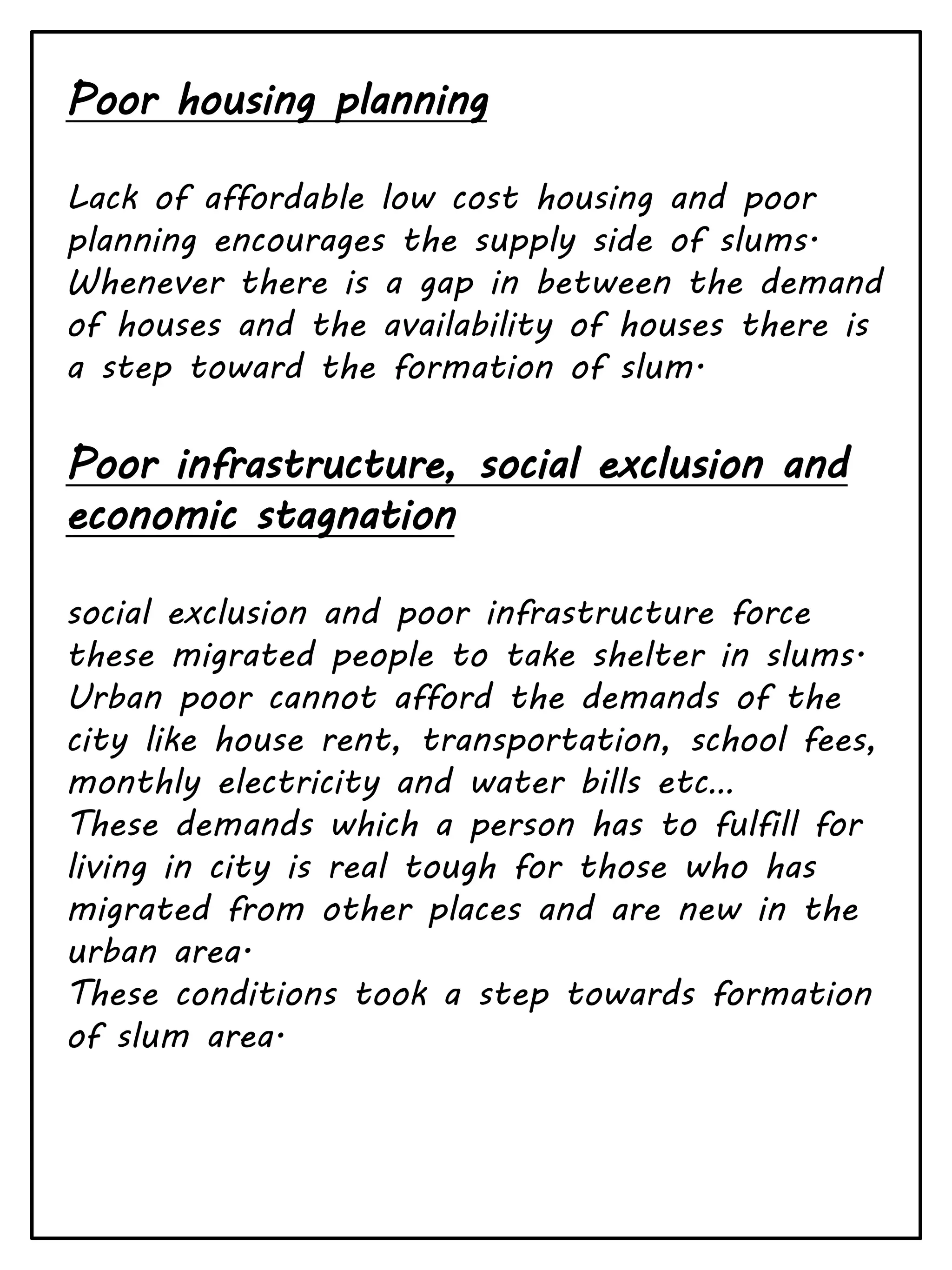 Slums Of India | PPTX