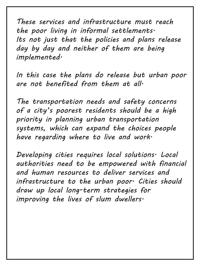 Slums Of India | PPTX