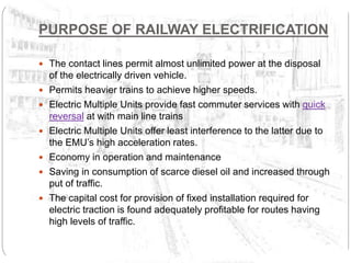 Railway Electrification - Traction | PPTX