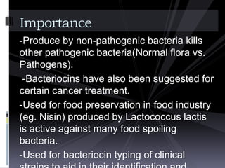 Bacteriocin | PPTX