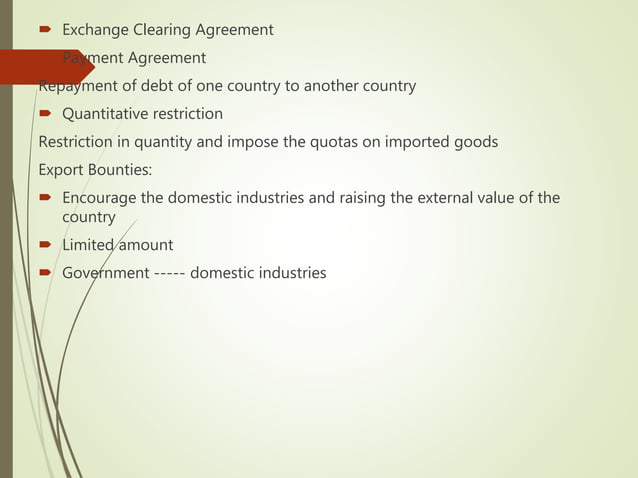 Method of Exchange control | PPTX | Currencies | Economy