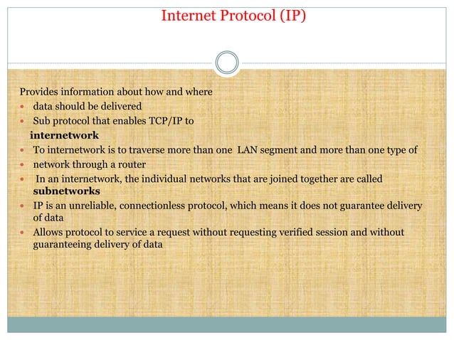 Network protocols | PPT