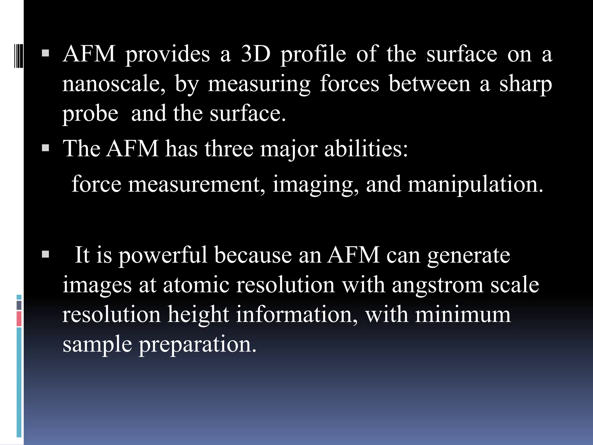 AFM (Atomic Force Microscopy) | PPTX