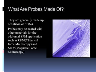 AFM (Atomic Force Microscopy) | PPTX