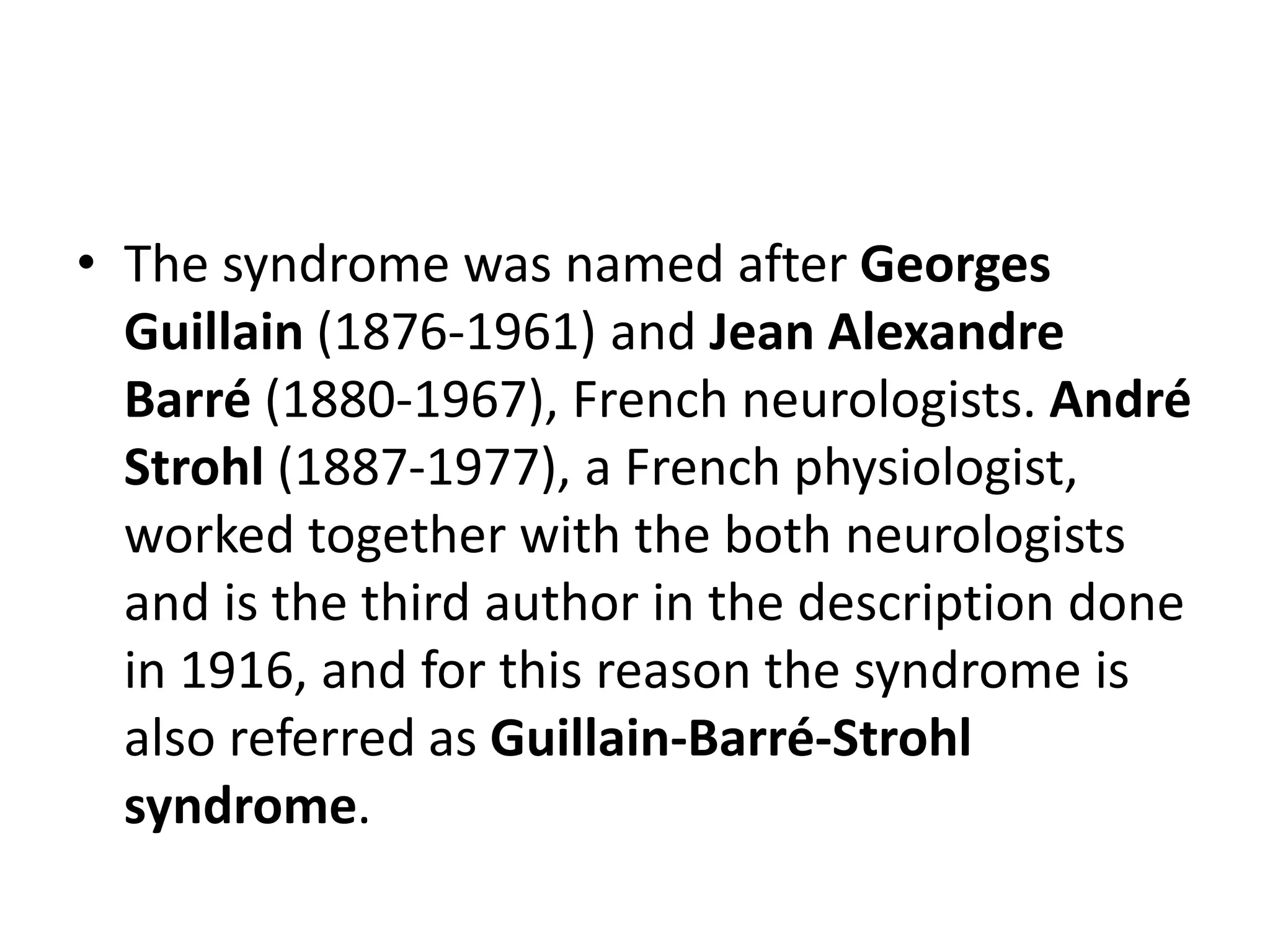 Guillian Barre Syndrome | PPTX