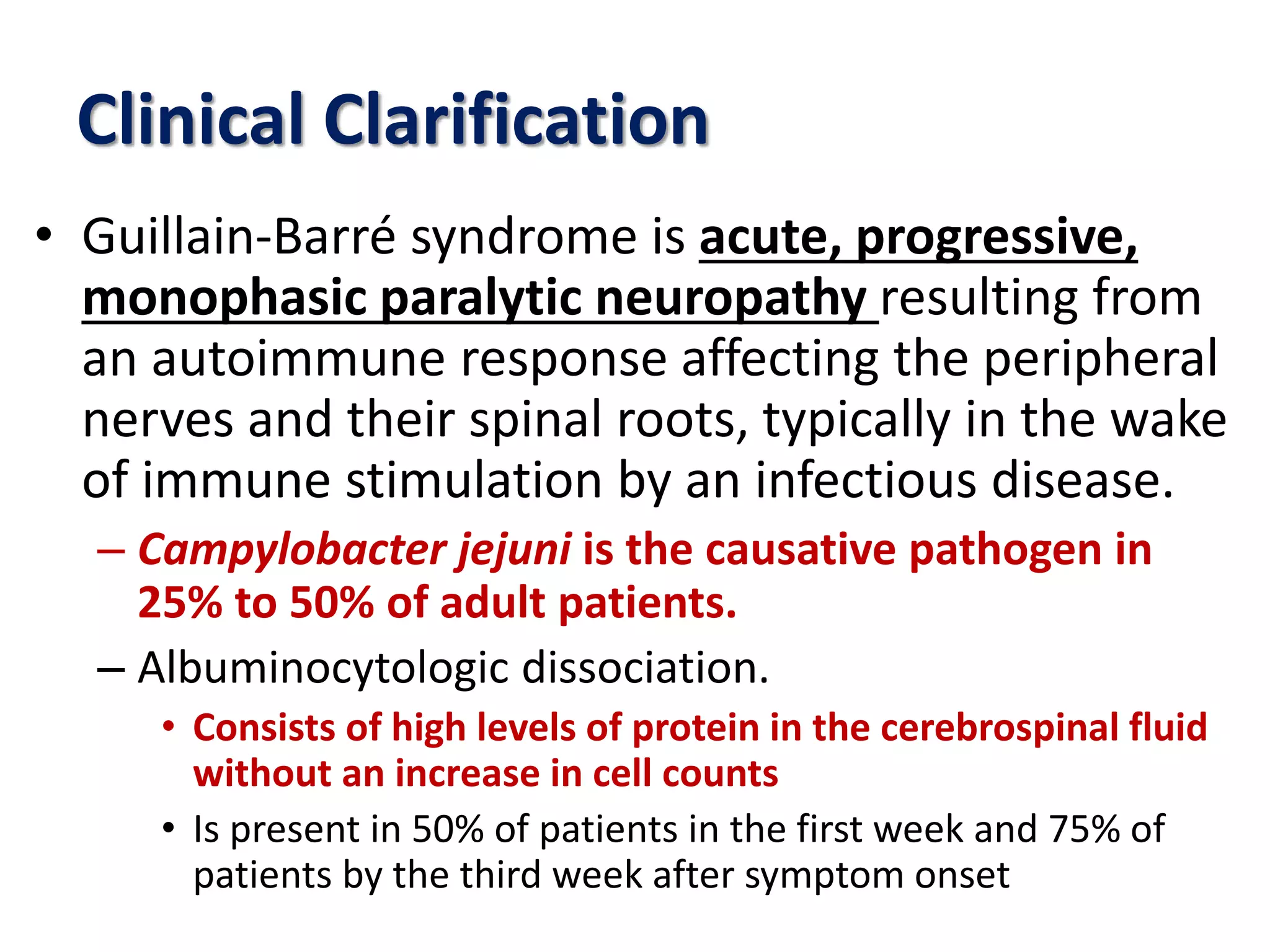 Guillian Barre Syndrome | PPTX
