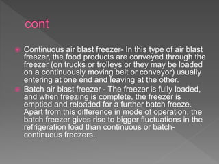 Air blast and immersion freezing | PPTX